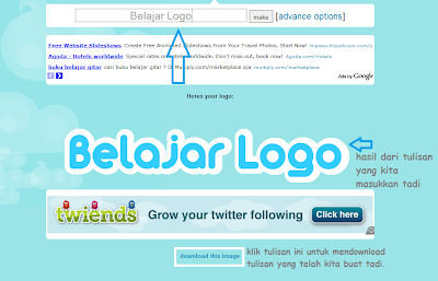 Belajar Logo: Membuat Tulisan/Logo Mirip Tulisan Twitter
