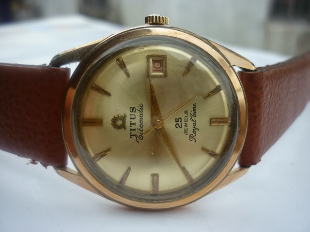 JAM BAHARI : vintage watch collection: Vintage Titus Gold Royal Time (SOLD)