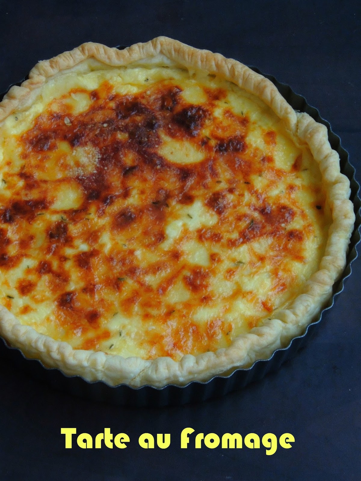 Priya's Versatile Recipes: Tarte au Fromage/French Cheese Tart