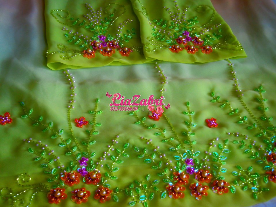 Sulaman Manik LiaZabri Golden Touch: Bunga Lalang Kesuma