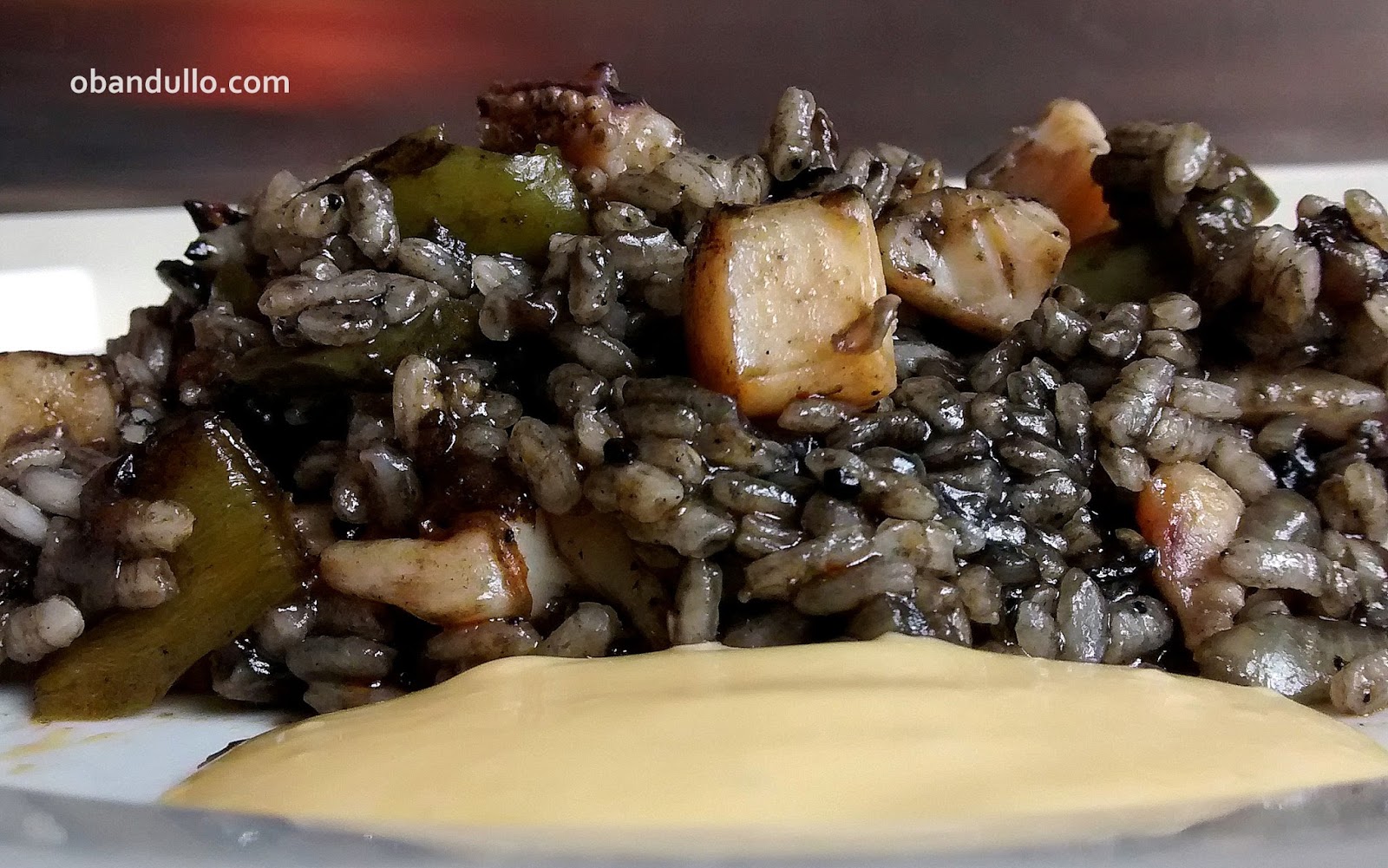 O Bandullo - Recetas de cocina en vídeo: Arroz Negro con Jibia