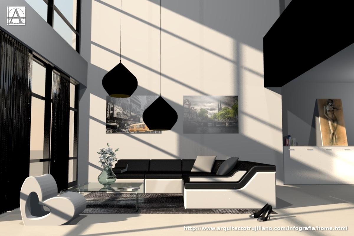 Infoarquitectura y diseño 3D - Modelado y render: Sweet Home 3D - Ejemplo 8