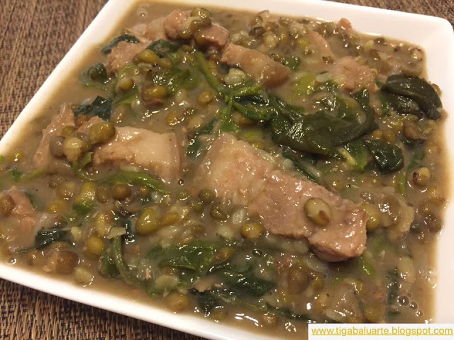 Giniling with Alugbati at Kalabasa