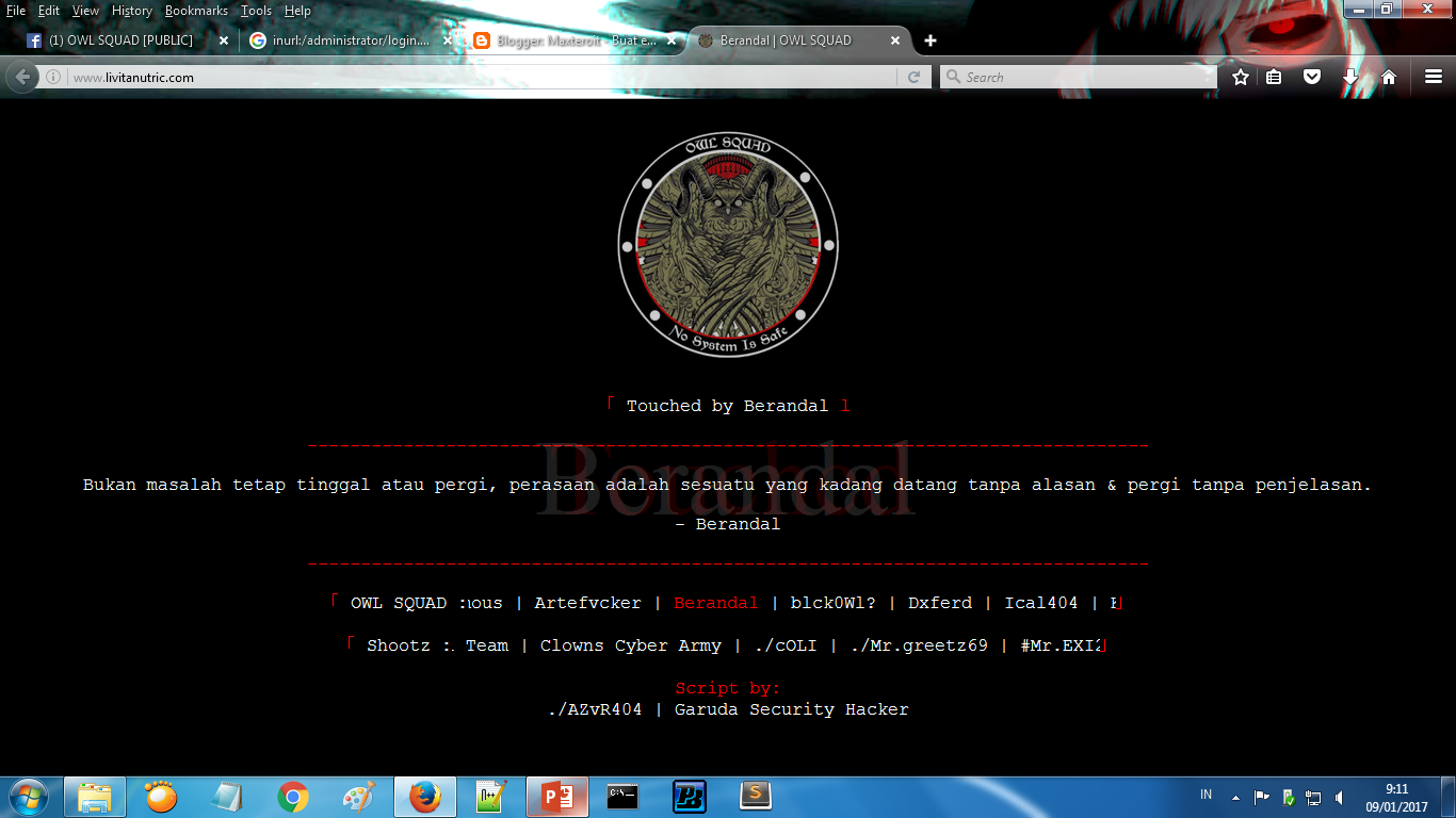 Deface dengan Bypass Admin