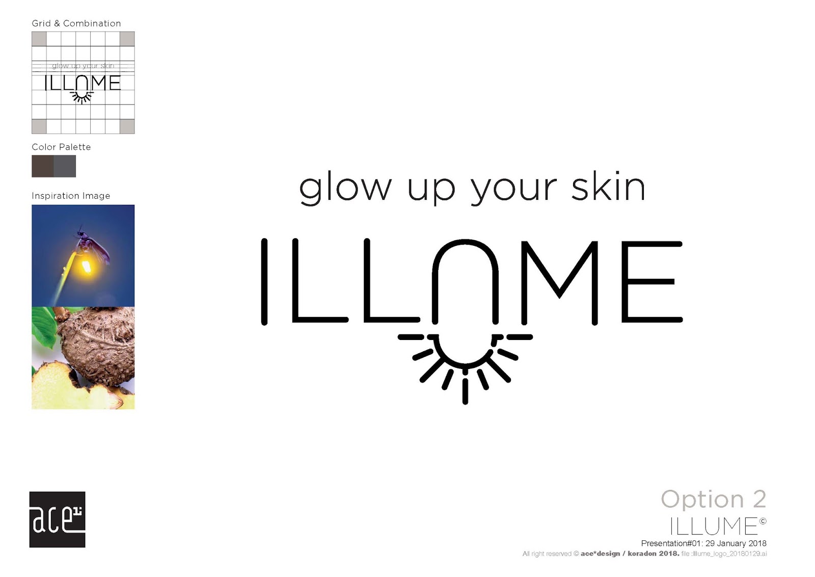 ace*design / koradon: Illume Logo 1st Draft