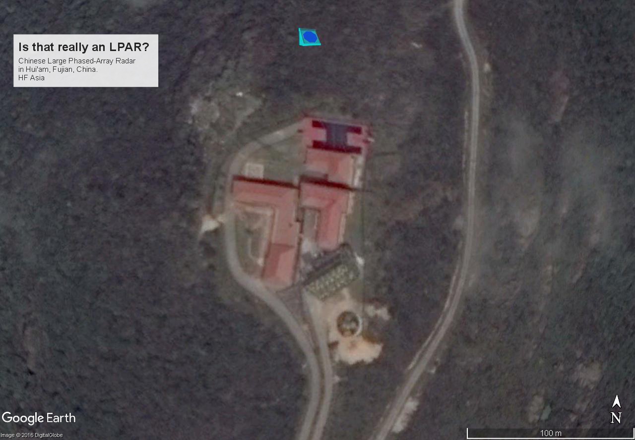 Taiwan strait: Is that really a LPAR at Hui'an site in Fujian?