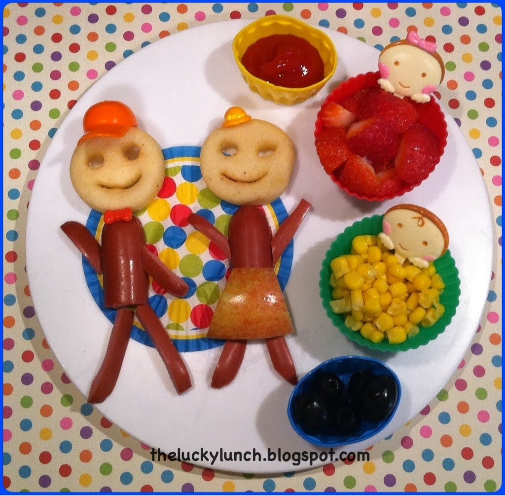 The Lucky Lunchbox: Smiley face potato kids....