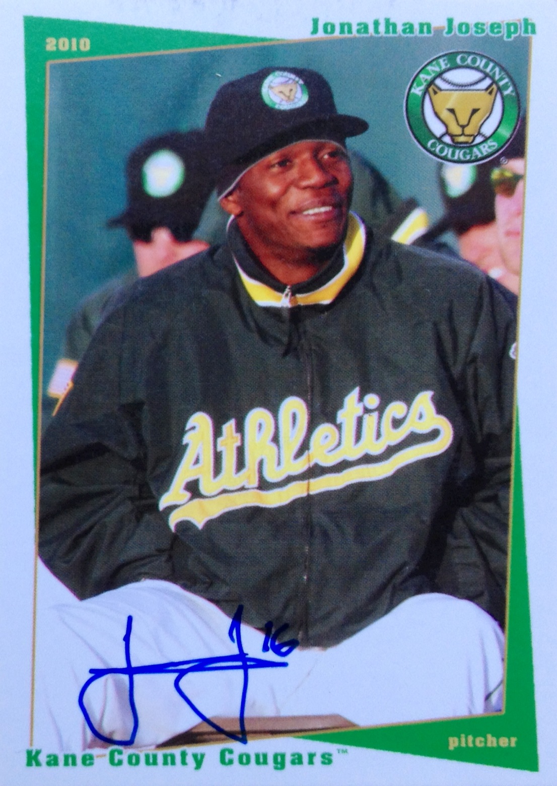 Jackson's Autographs: TTM Success Jonathan Joseph (6/13/2013)