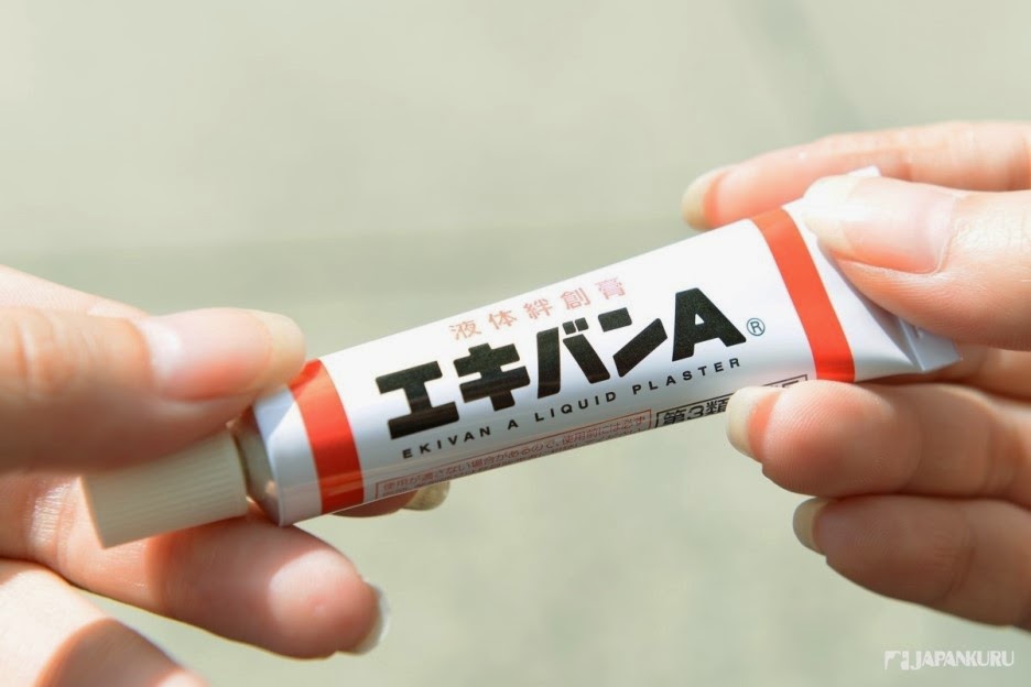 JAPANKURU: # JAPANESE Pharmaceutical ♪ Liquid Plaster Ekivan A ...