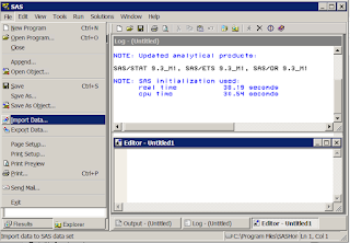 SAS tutor: Introduction to SAS for Stata users