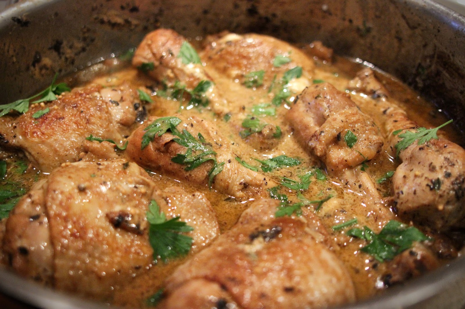 Frango com mostarda | Chicken with mustard | Ponto de Espadana