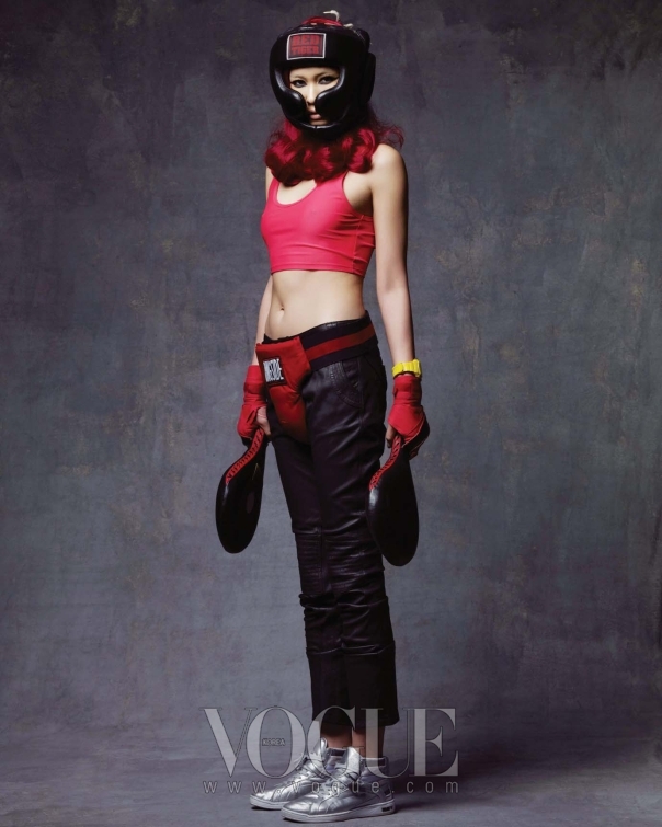 P.S. Korea, Boxing Queen, Vogue Korea April 2009