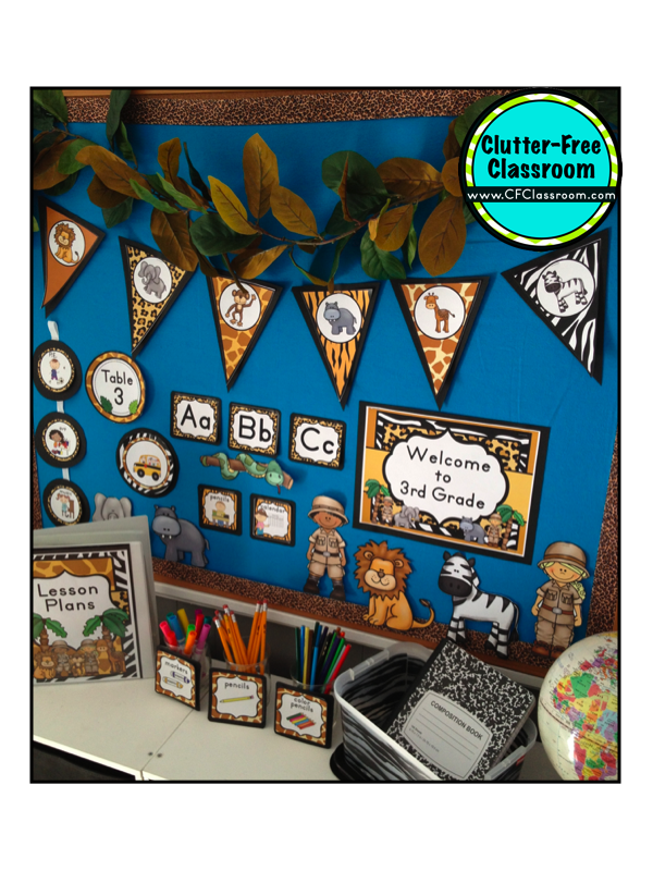 Jungle Themed Classroom