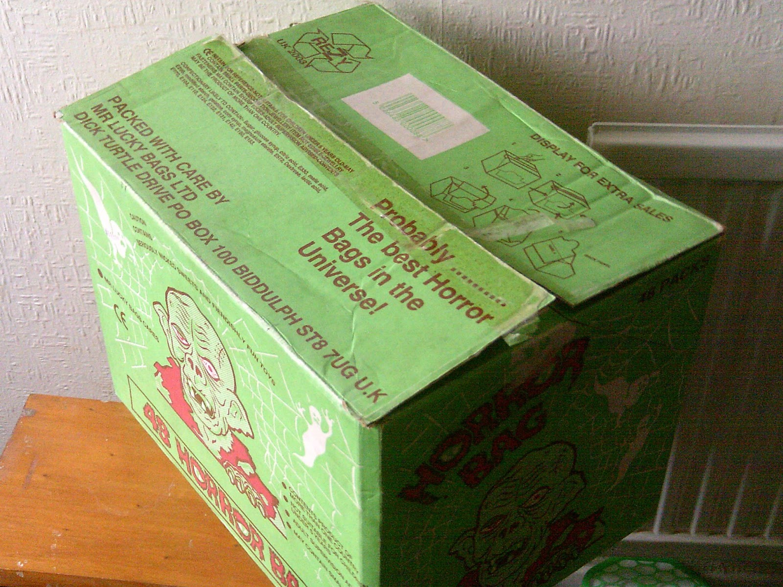 THE COBWEBBED ROOM: 'HORROR BAGS' [90's Lucky bags] Packaging box