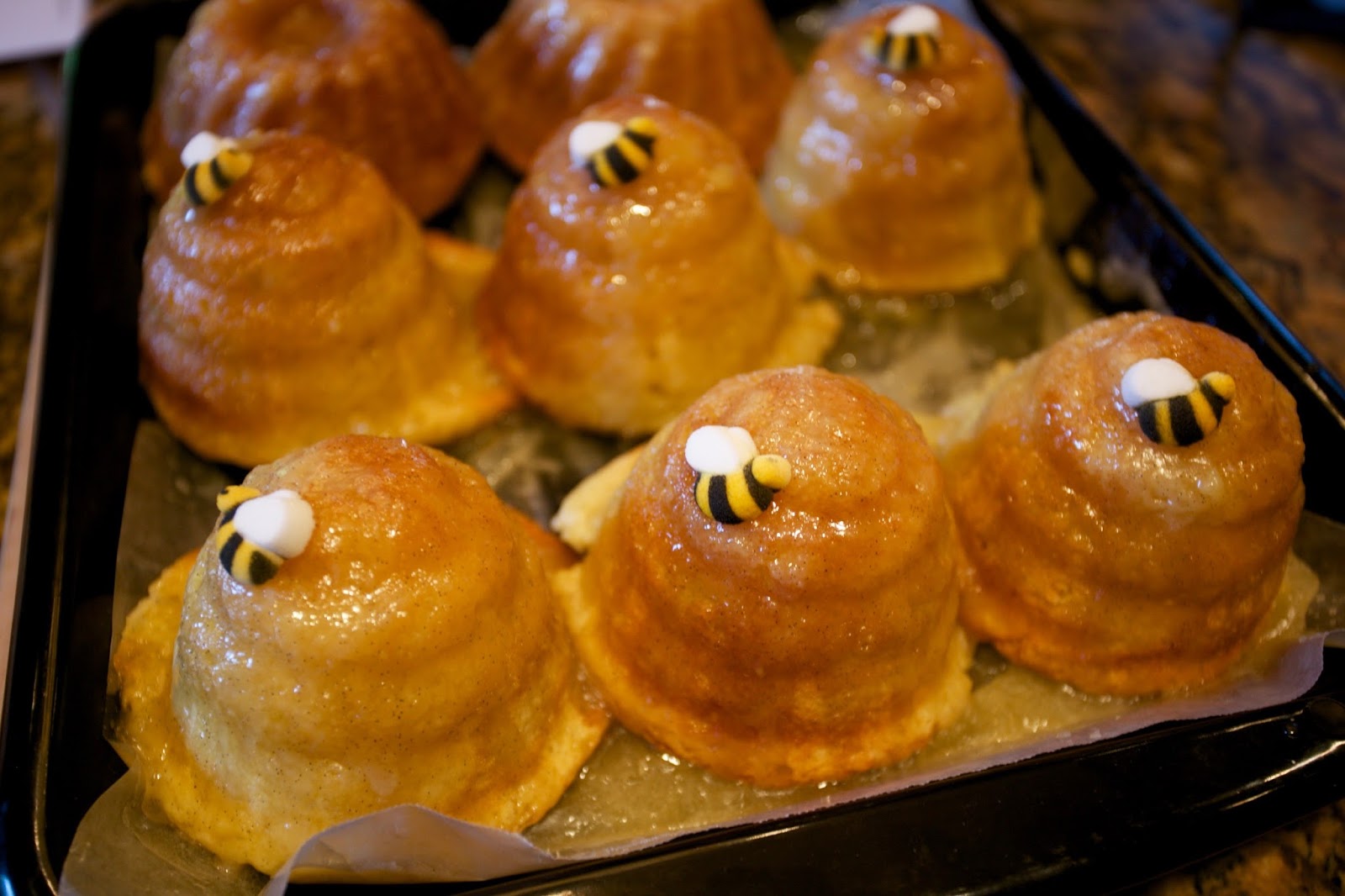 Bee Hive Butter Cakes
