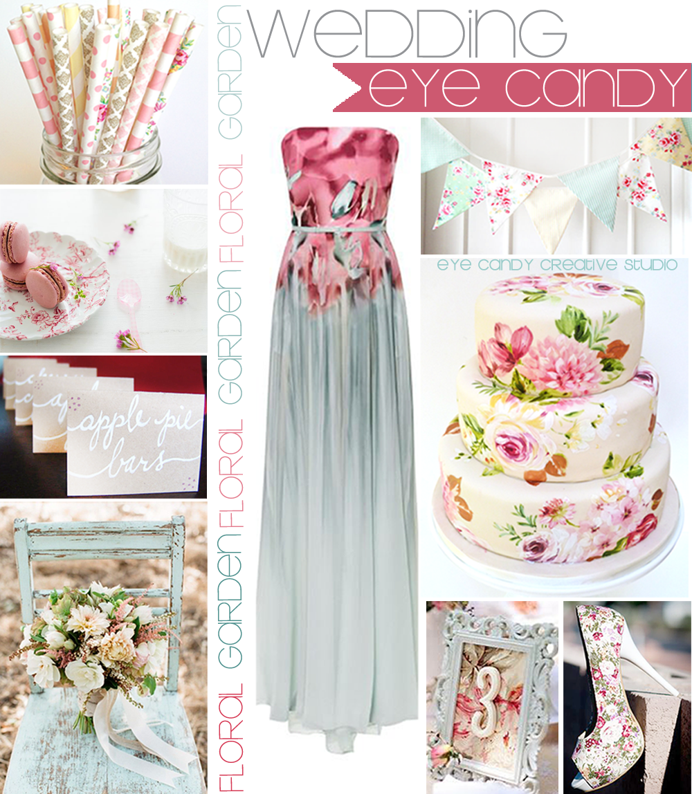 Eye Candy Creative Studio: WEDDING :: Floral Garden Inspiration Board