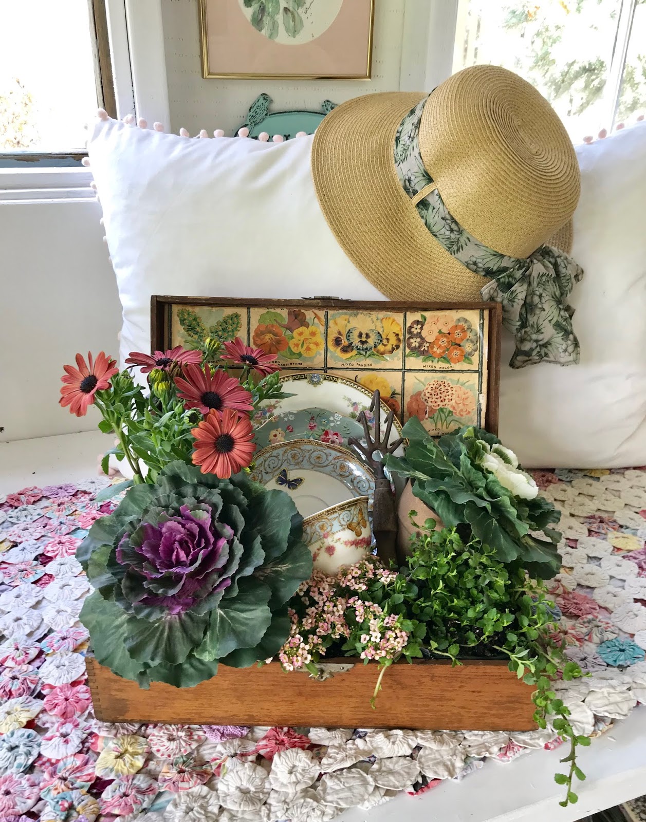 A Sunday Table: Gardening Centerpiece