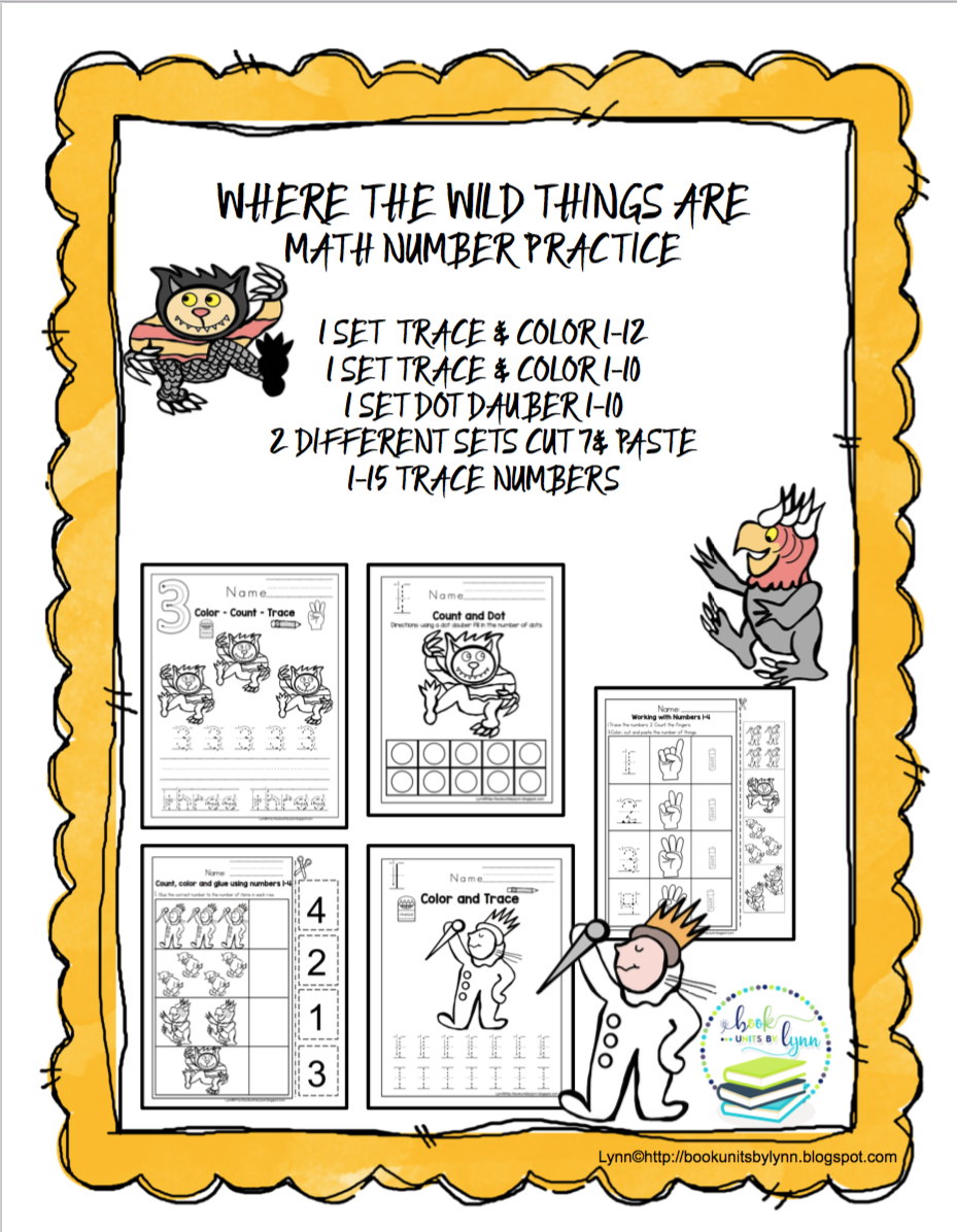 WHERE THE WILD THINGS ARE ~ Book Units by Lynn