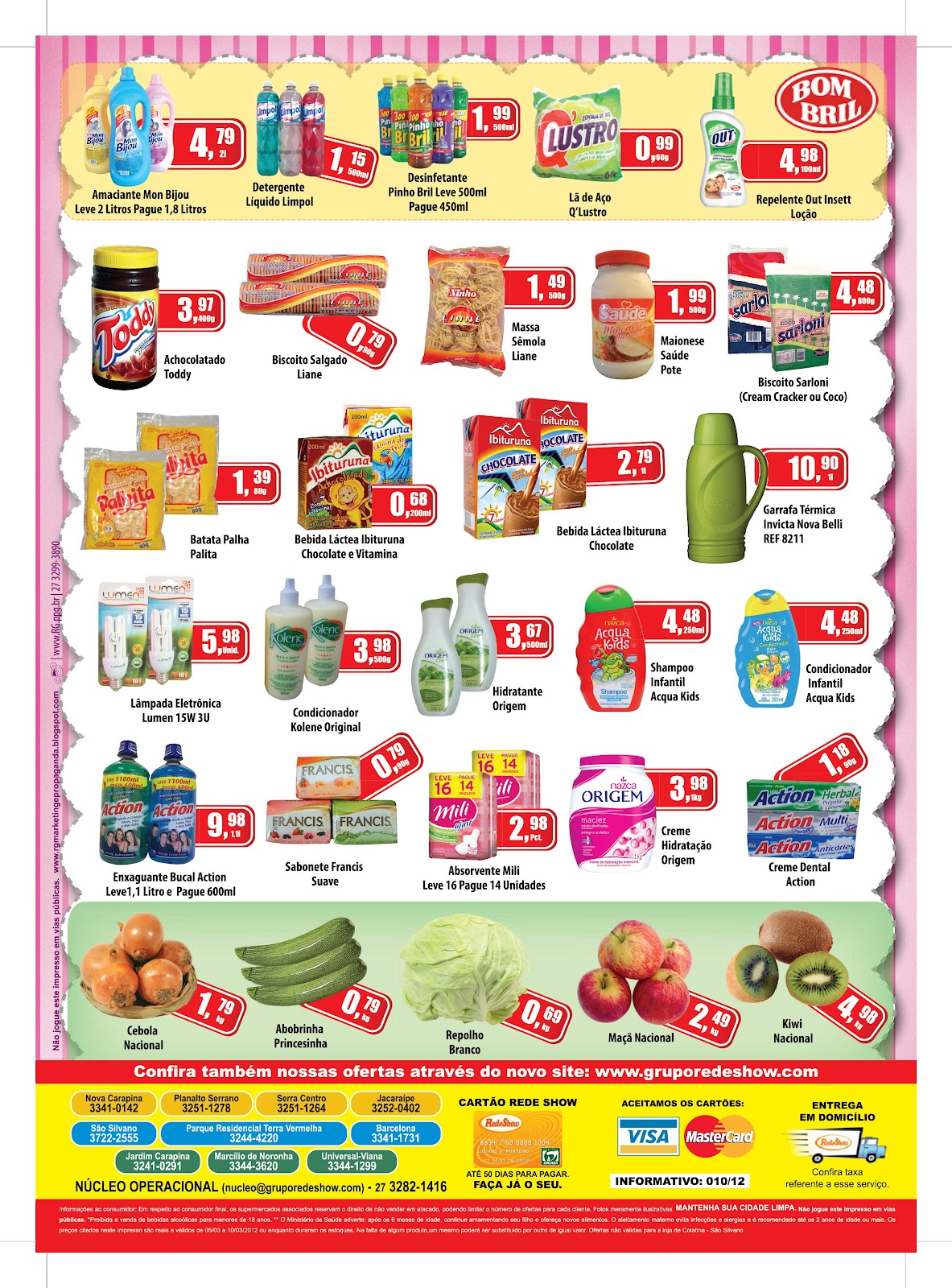 RG Marketing e Propaganda: Folheto semanal - Rede Show Supermercados