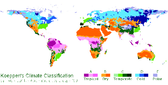 Climates and its Classification - Some Interesting Facts - Gyan ...