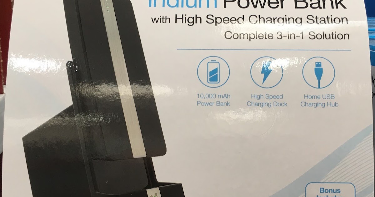 Ubio Labs Iridium Power Bank with High Speed Charging Station | Costco ...
