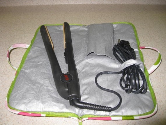 Trying To Go Green: Flat iron/curling iron Case Etsy Review