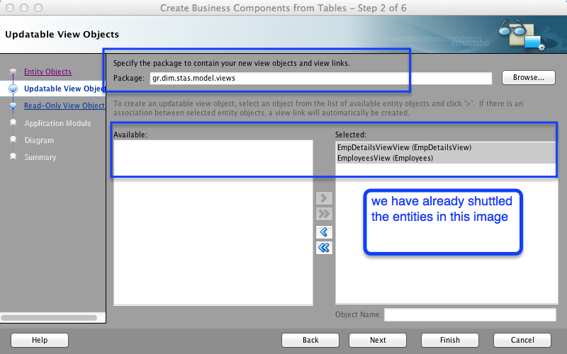 Born To Debug Adf Bc Getting Started How To Generate Business Components Using The Jdeveloper