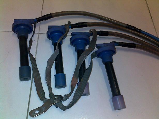 RS Autogarage JDM Honda Parts: RARE NGK R09 plug cable with grounding kit