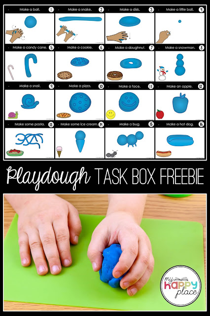 My Happy Place Teaching: Fine Motor Skills Task Box Freebie!