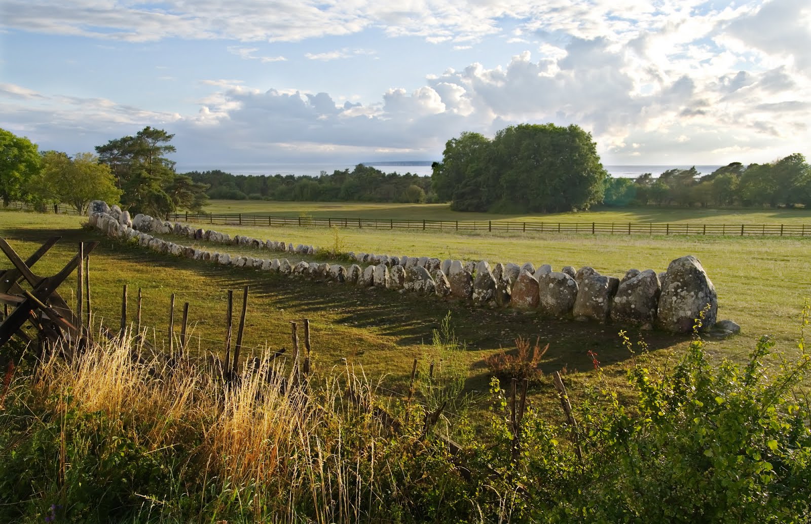 Hidden and little known places: Megalithic stone ships of Sweden