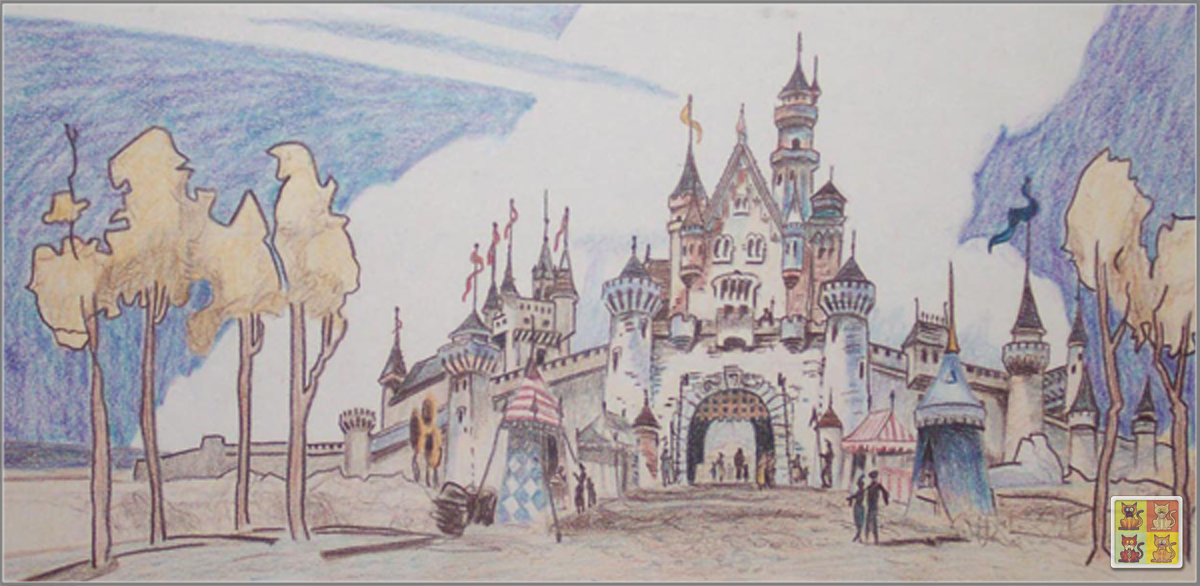 Disneyland Castle Drawing