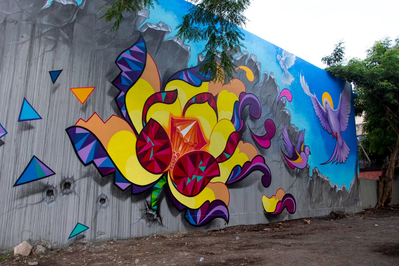 Juan Salgado New Mural For Los Muros Hablan ’13 – San Juan, Puerto Rico ...
