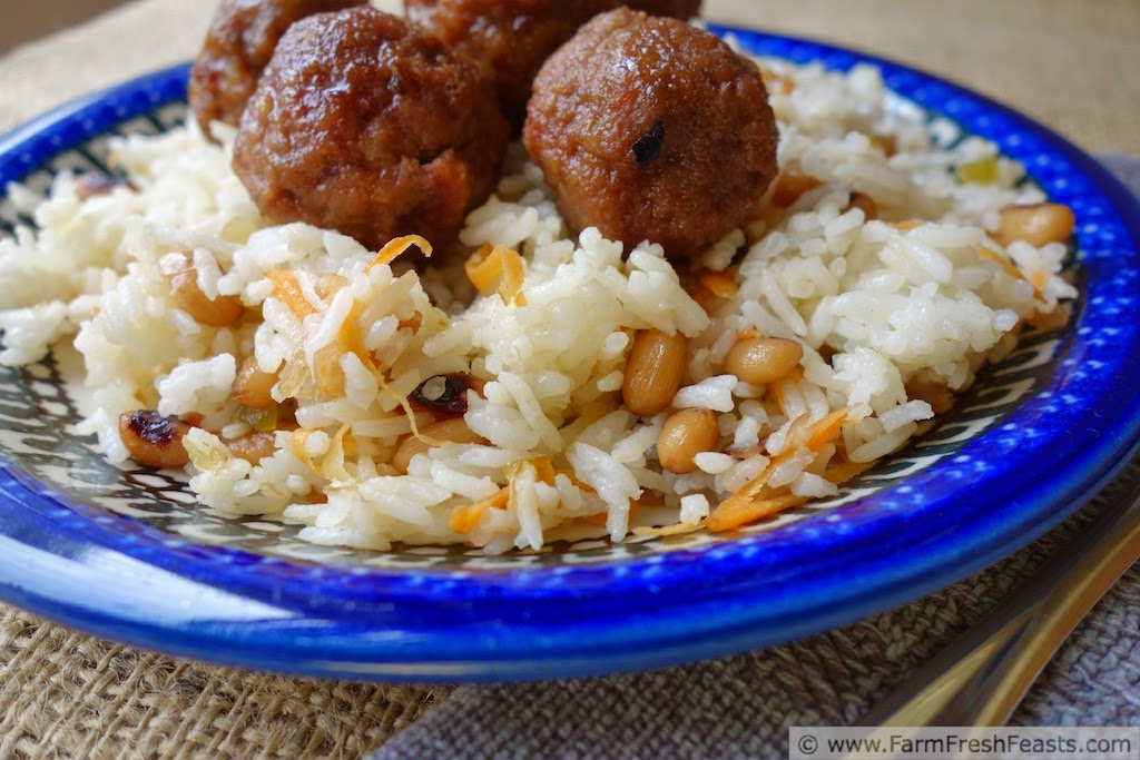 Farm Fresh Feasts: Ham Ball and Black Eyed Pea Chirashi Rice