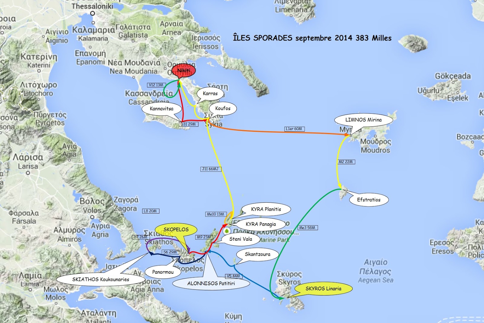 Avant que ma jeunesse s'use: Les Sporades