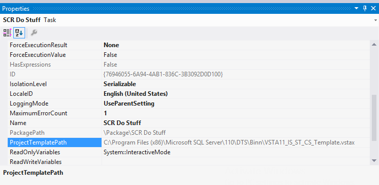 World of Whatever: Slimming down the SSIS Script Task
