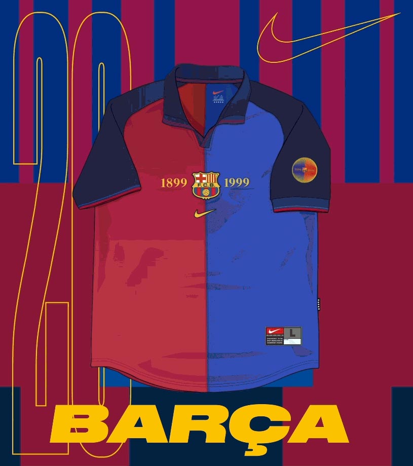 20 Years With Nike - Which Is The Best? Barça Home Kit History 1978 ...