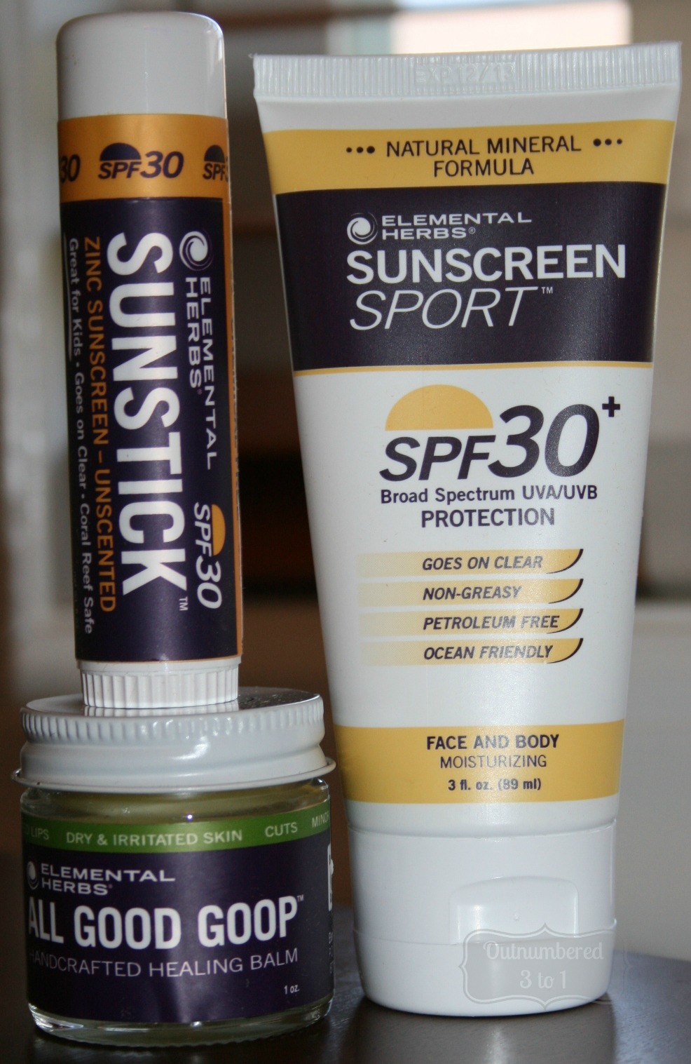 Elemental Herbs Natural Mineral Sunscreen, Sunstick & "All Good Goop ...