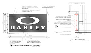 RICHWOOD BORJA • Online Portfolio: OAKLEY • Irvine CA • Interior mall signs