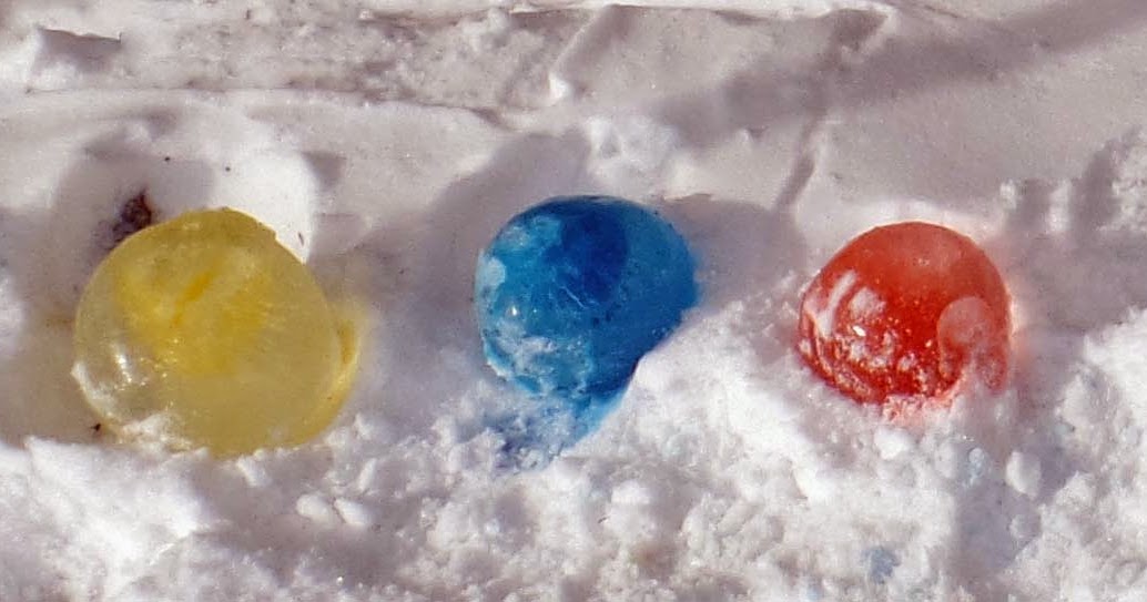 Nature Craft: Giant Ice Marbles!