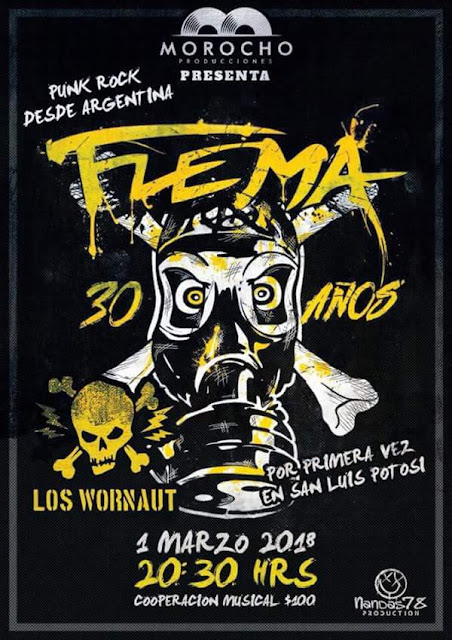 paraje tunero: Flema. Punk rock argentina en San Luis Potosí