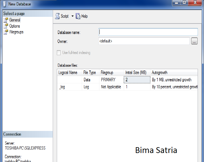 My Life Langkah Langkah Membuat Dan Menghapus Database Dalam Sql Server 2005