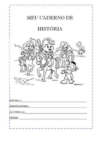 Capas Para Caderno Turma Da Mônica.