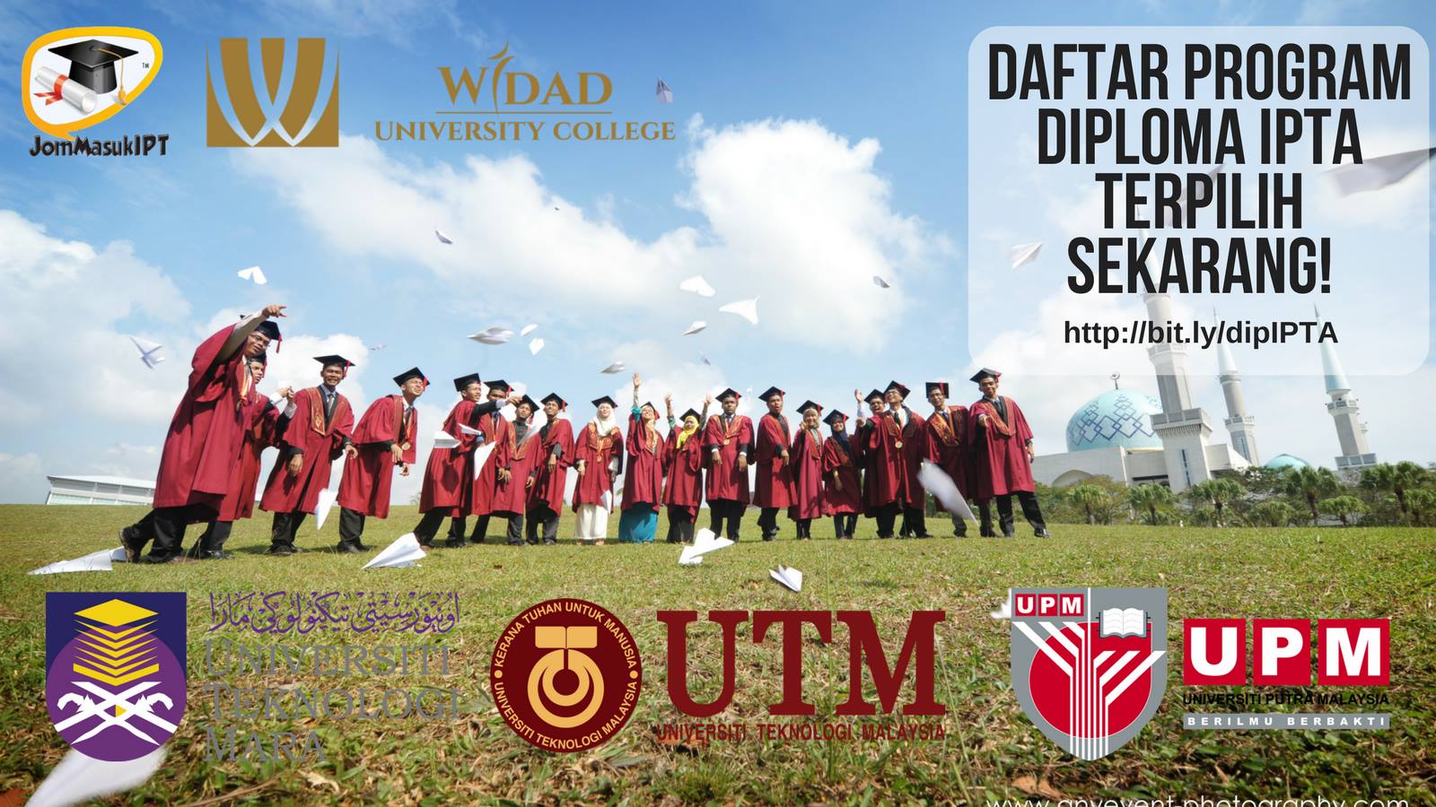JOMMASUKIPT: DIPLOMA IPTA (USAHASAMA WIDAD COLLEGE DENGAN UPM, UiTM, & UTM)