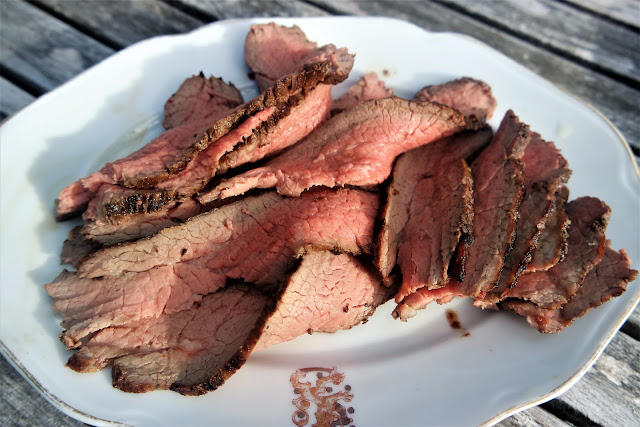 Landebistro: Grillad rubbad tri-tip