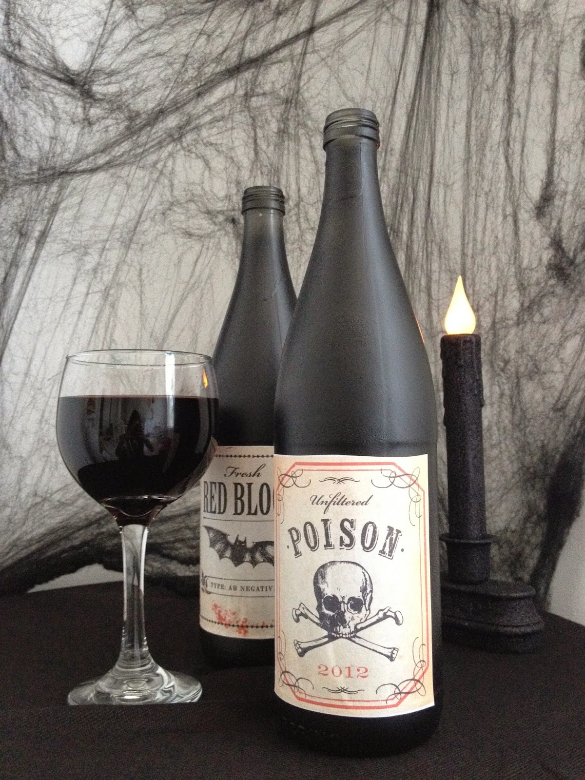 Darling Disposition: DIY Halloween: Spooky Bottles