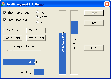 It works but no one knows why.: CTextProgressCtrl. 텍스트가 들어가있는 프로그레스바