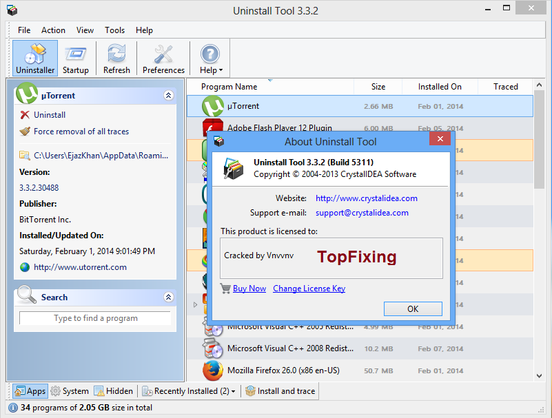 Uninstall Tool Crack