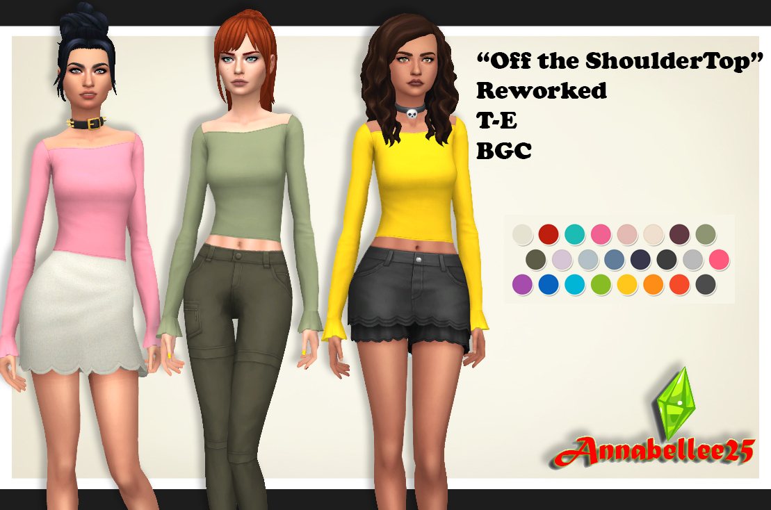 "Off the Shoulder Top" reworked