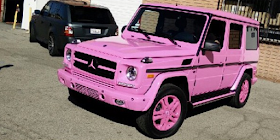 Dencia flaunts Her Pimped Pink G-Wagon & Range Rover [See Photos]