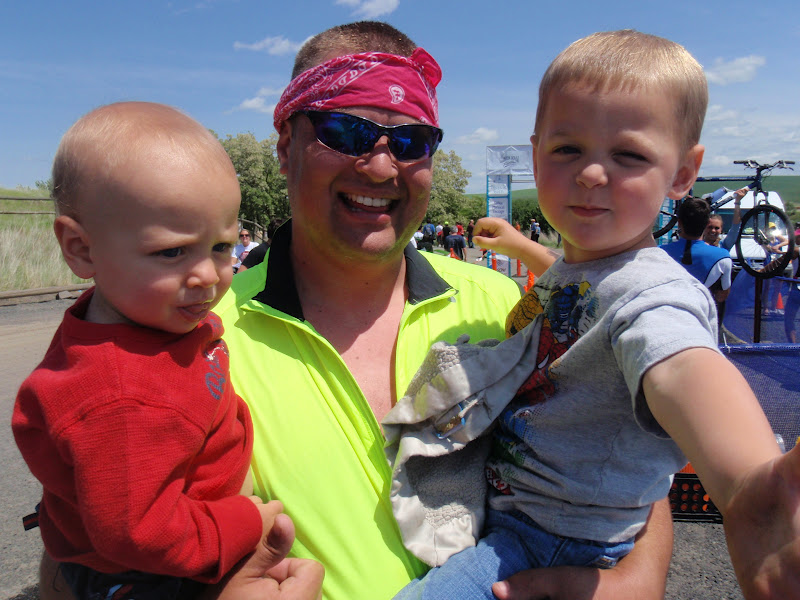 The Pemberton's: Stacy's visit and Onion Man Triathlon